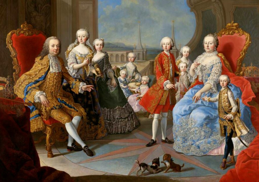 La famille impériale d’Autriche par van Meytens – Noblesse & Royautés