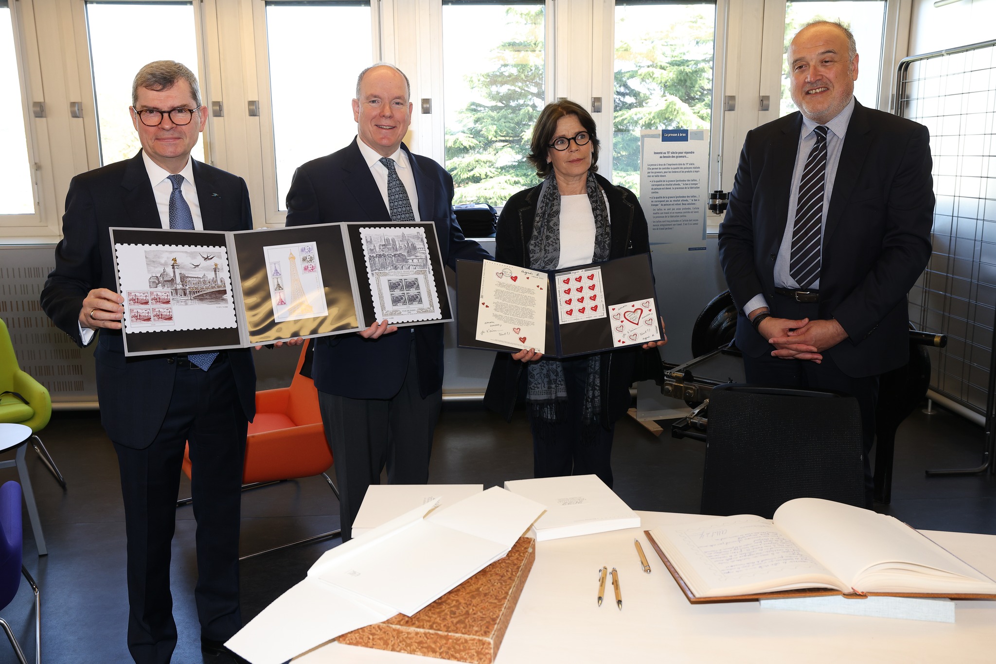 Albert et Stéphanie de Monaco en Dordogne – Noblesse & Royautés