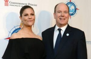 Victoria de Suède et Albert de Monaco à New York à la conférence sur ...