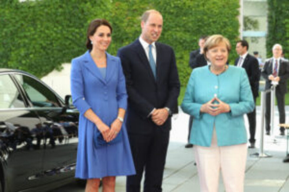 William et Catherine reçus par Angela Merkel – Noblesse & Royautés