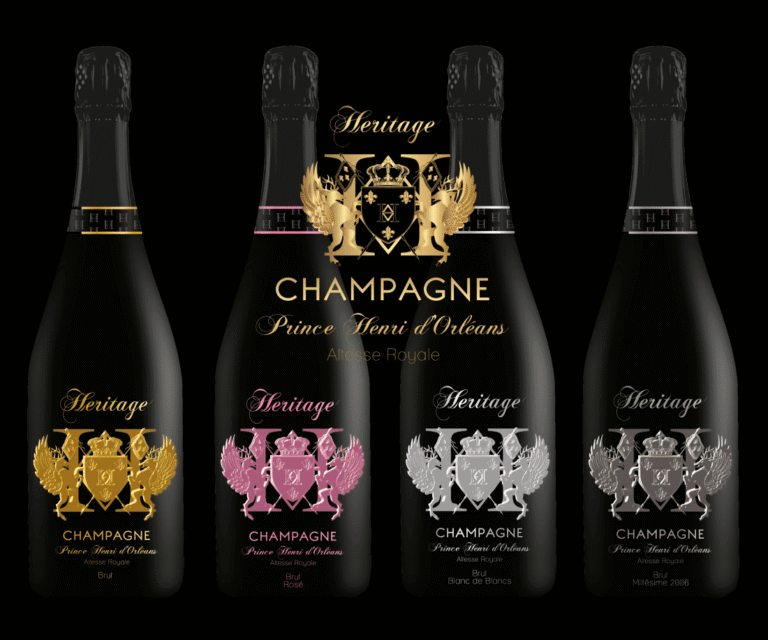 Champagne « Héritage -Prince Henri d’Orléans » – Noblesse & Royautés