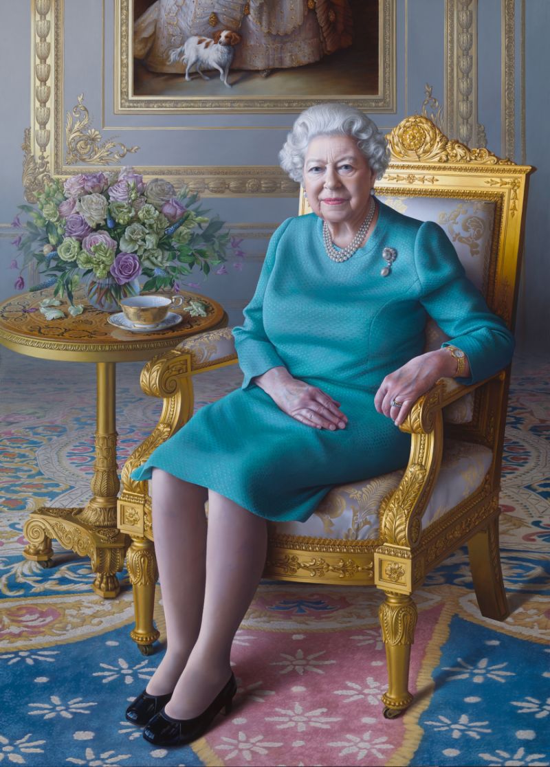 Nouveau portrait d’Elizabeth II – Noblesse & Royautés
