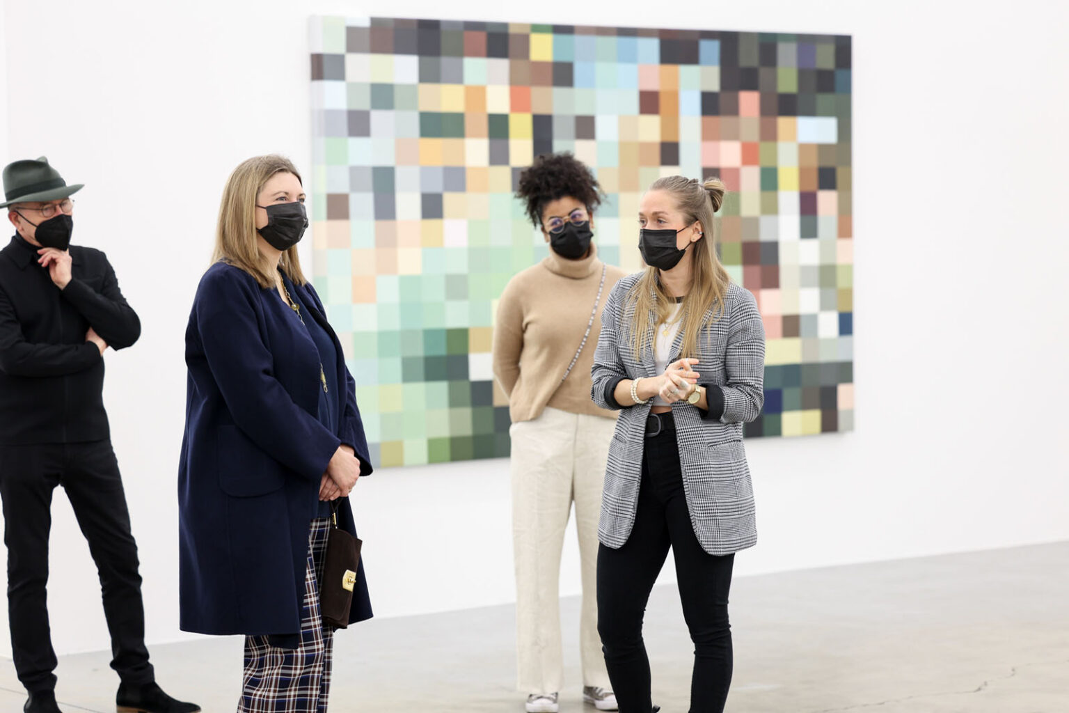Stéphanie de Luxembourg aux expositions des artistes Sandra Lieners et ...