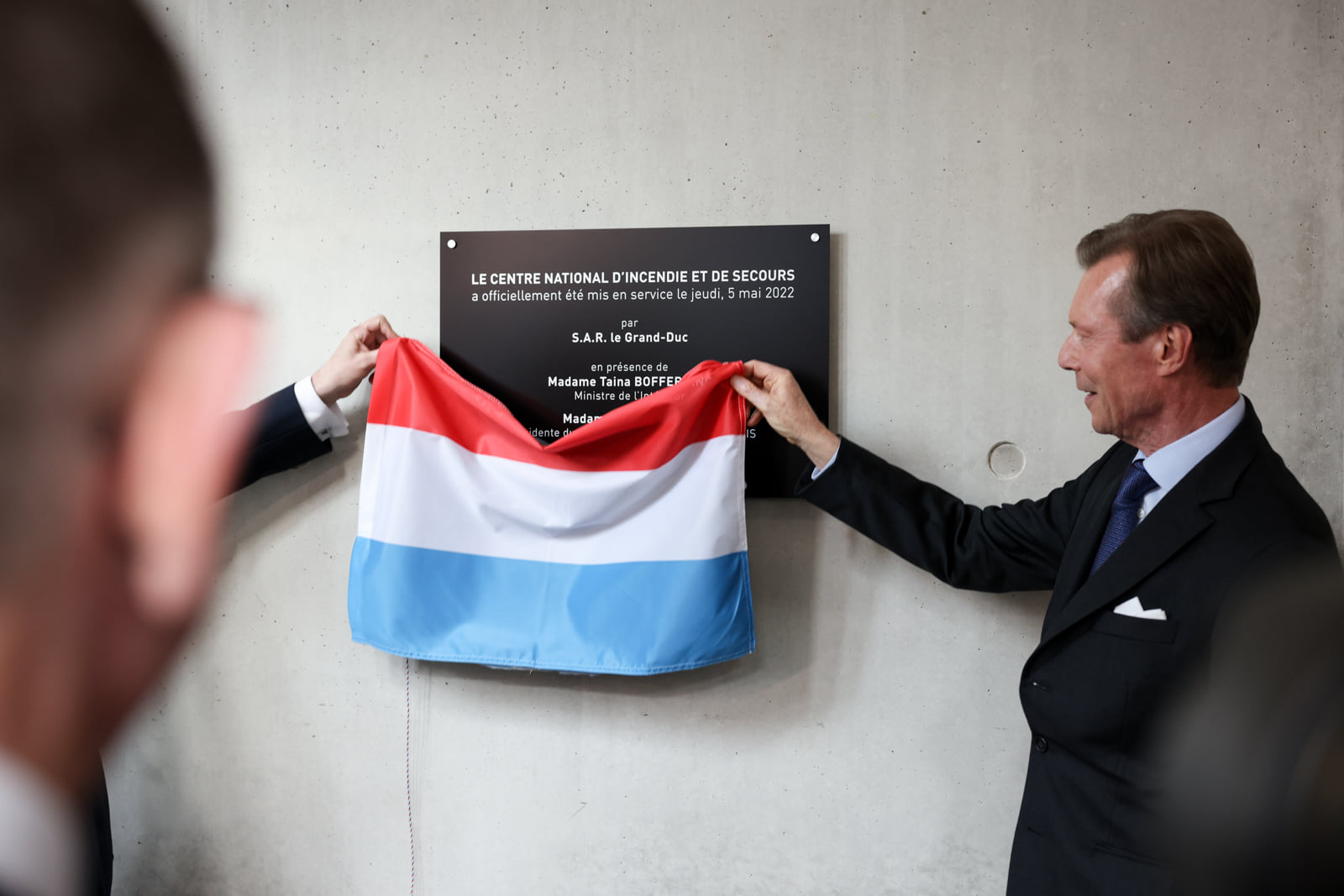 Henri de Luxembourg : inauguration du centre national d’incendie et de ...