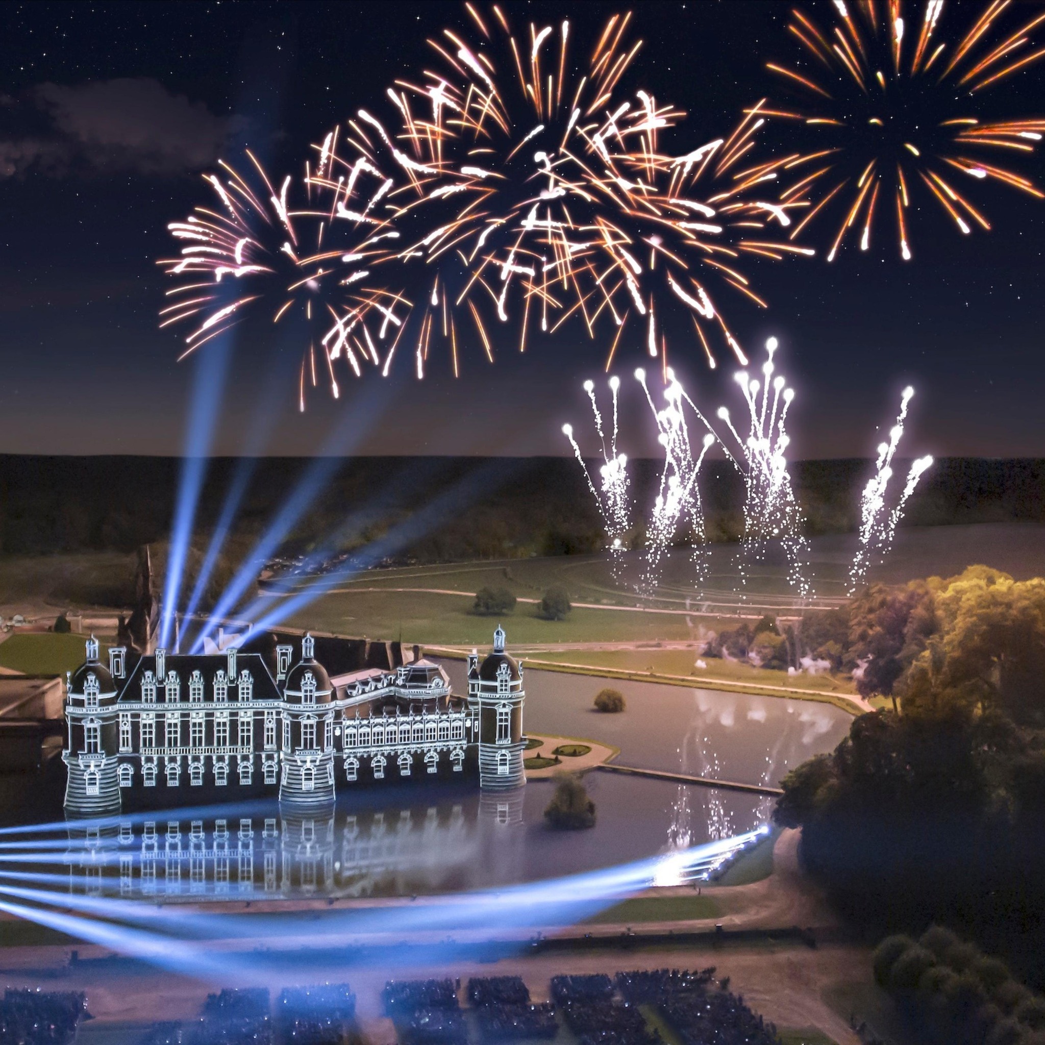 Feu d’artifices à Chantilly – Noblesse & Royautés