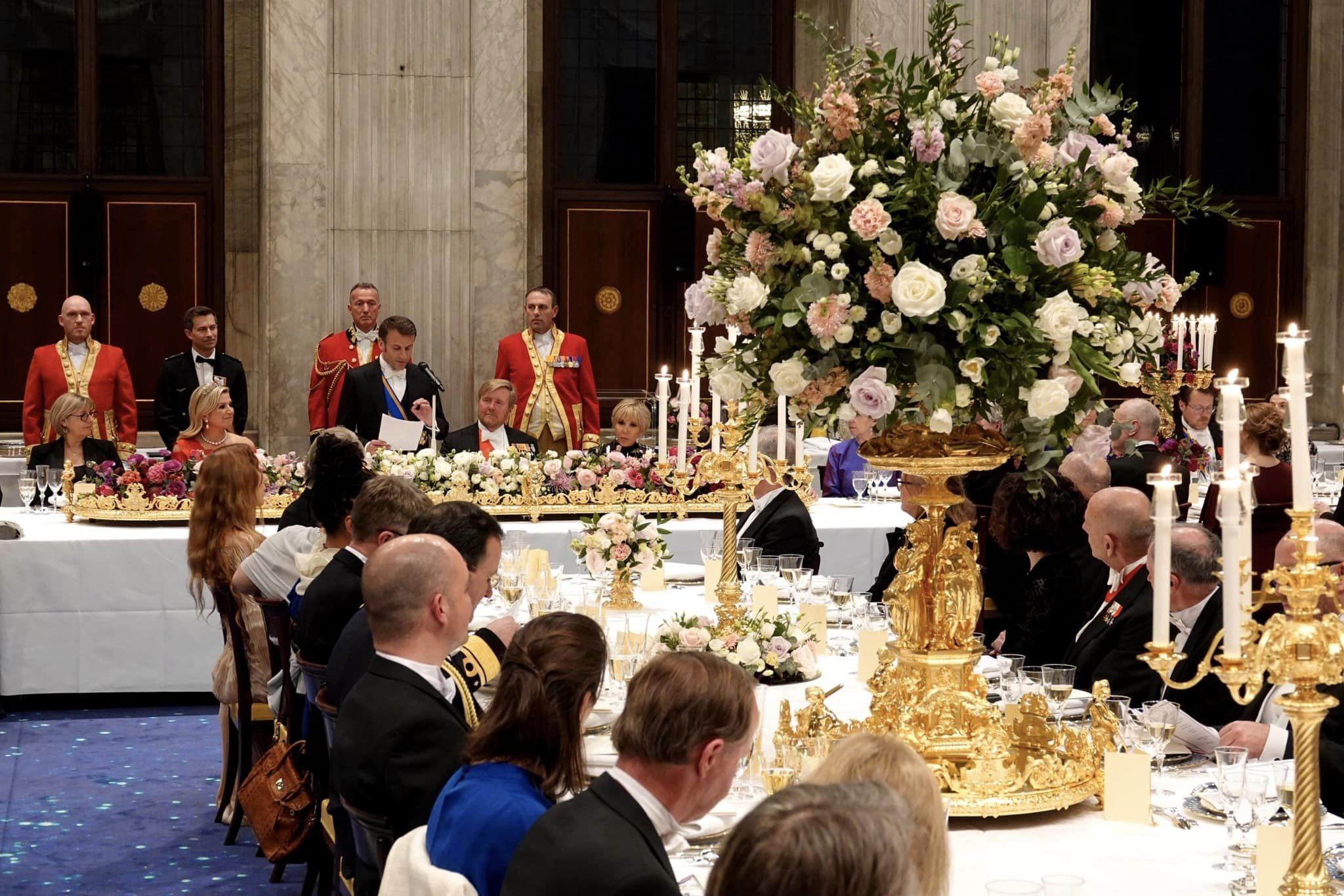 Banquet d’Etat au Palais royal d’Amsterdam – Noblesse & Royautés