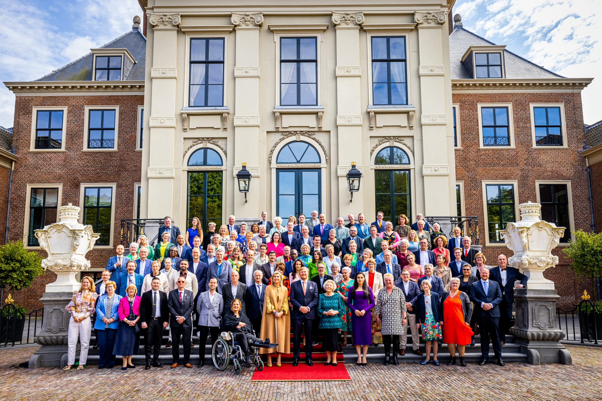 Déjeuner au Palais Huis ten Bosch pour les 10 ans de règne de Willem ...