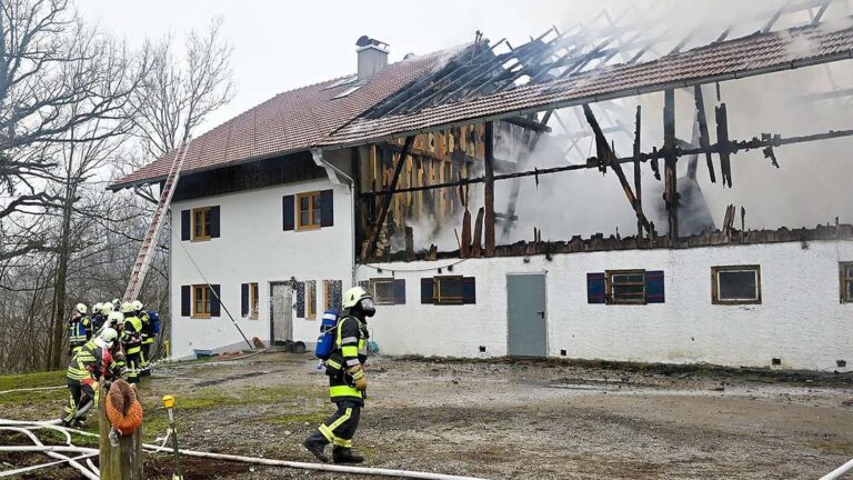 Incendie chez le prince et la princesse Philipp von Thurn und Taxis ...