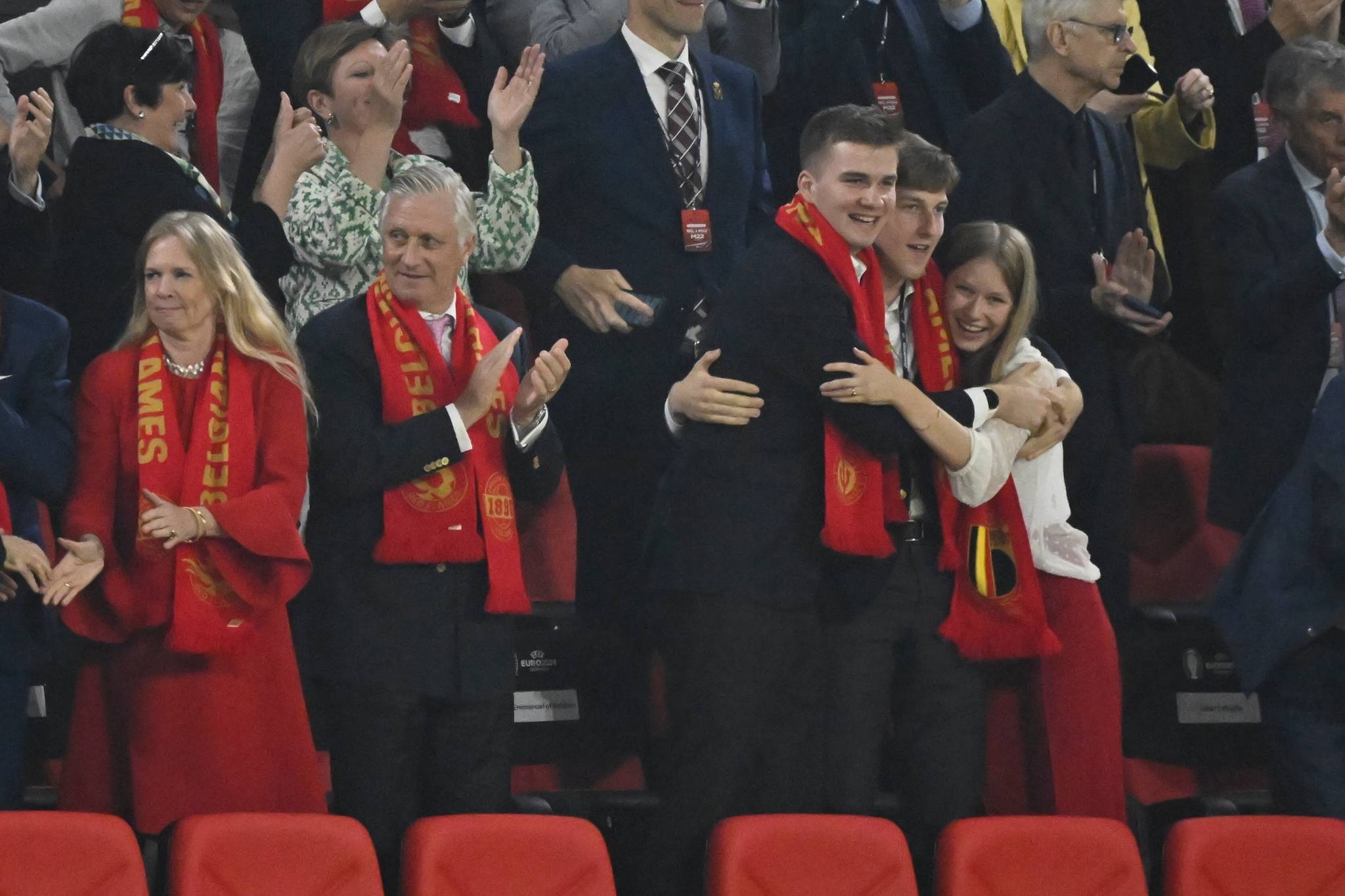 La famille royale belge à Cologne pour l’Euro 2024 – Noblesse & Royautés