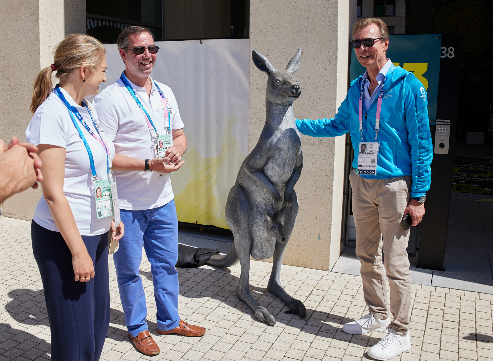 La famille de Luxembourg au village olympique – Noblesse & Royautés