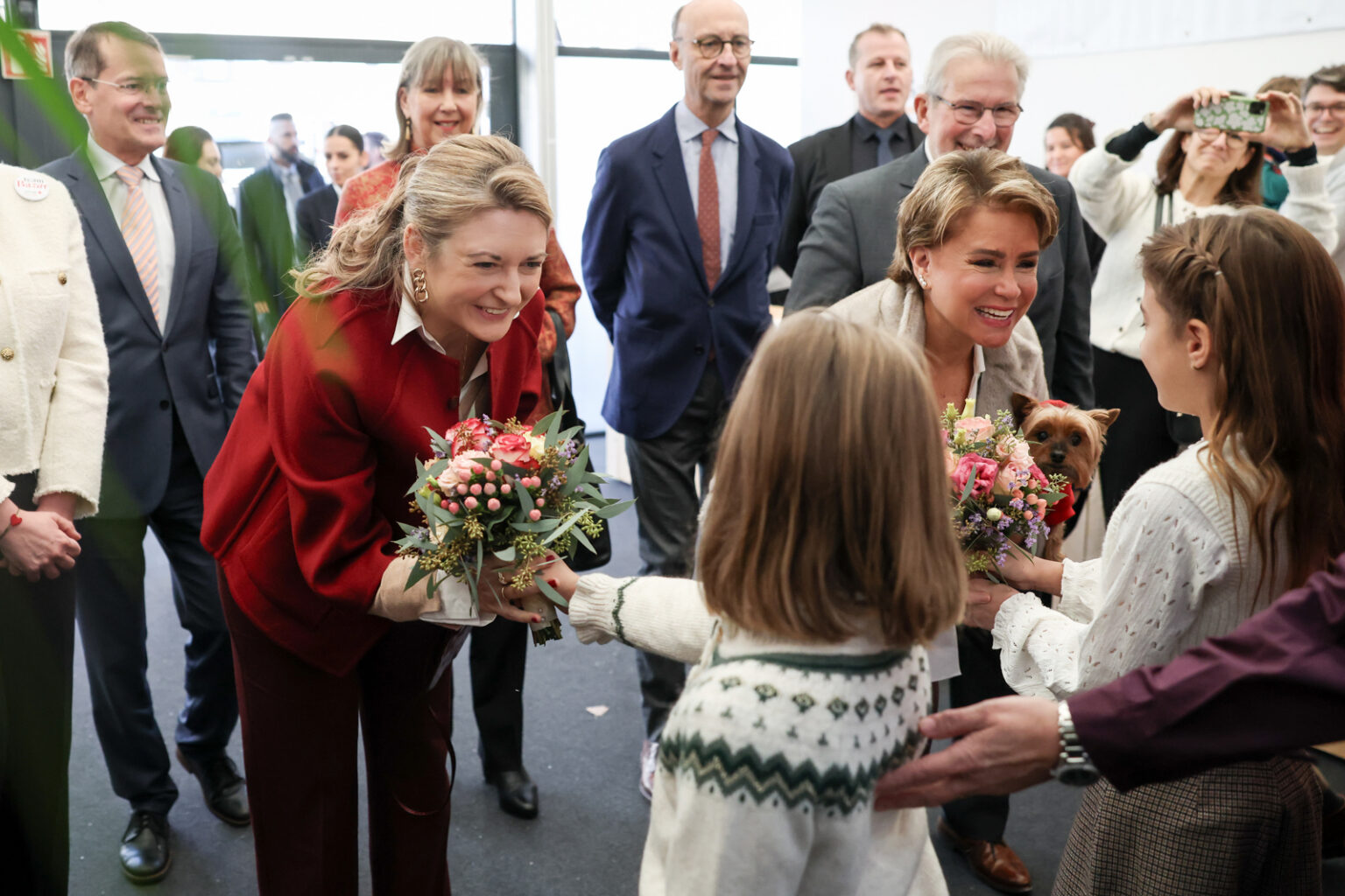 Maria Teresa et Stéphanie de Luxembourg au 78ème Bazar de la Croix ...
