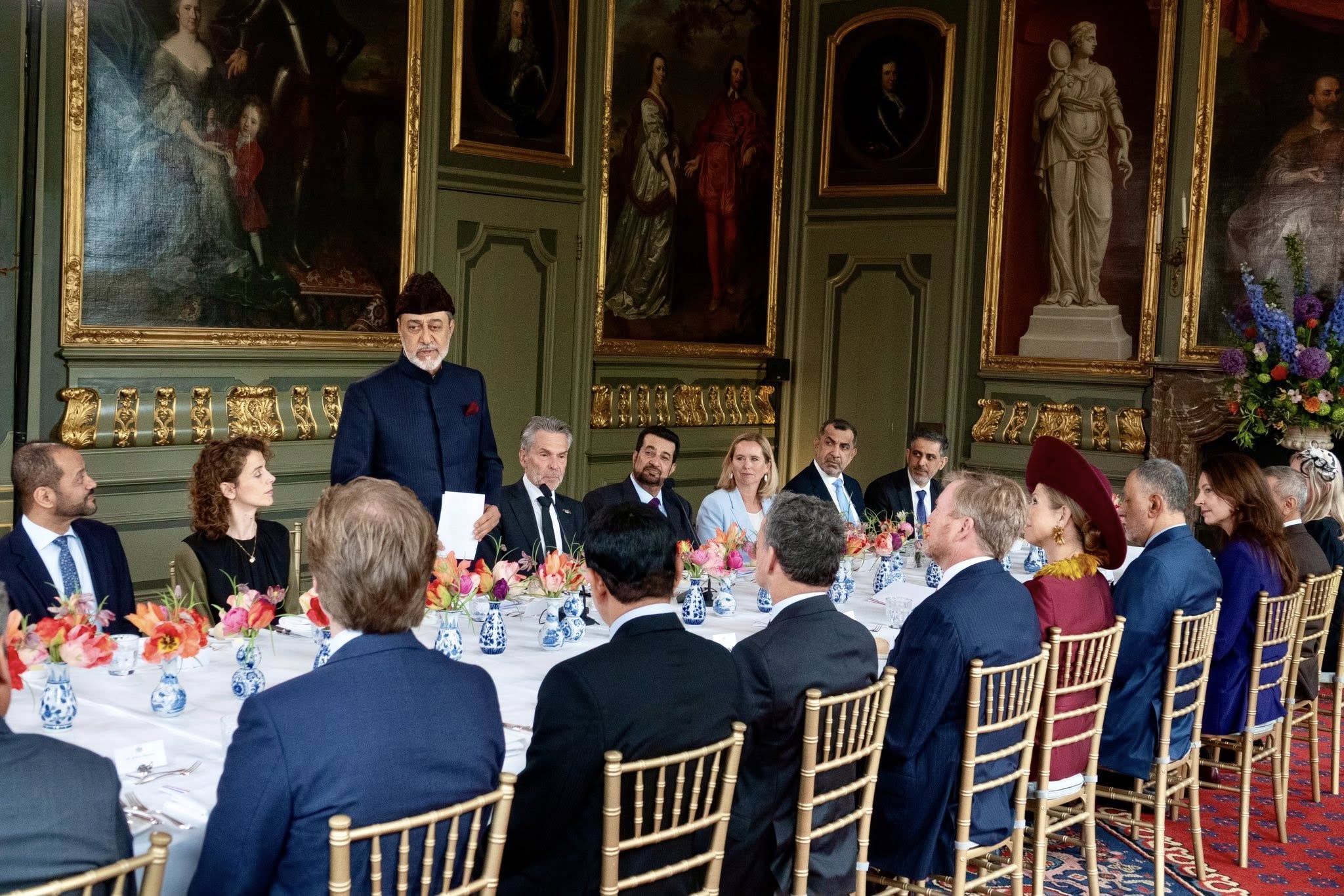 Fin de la visite d’Etat du sultan d’Oman aux Pays-Bas – Noblesse & Royautés