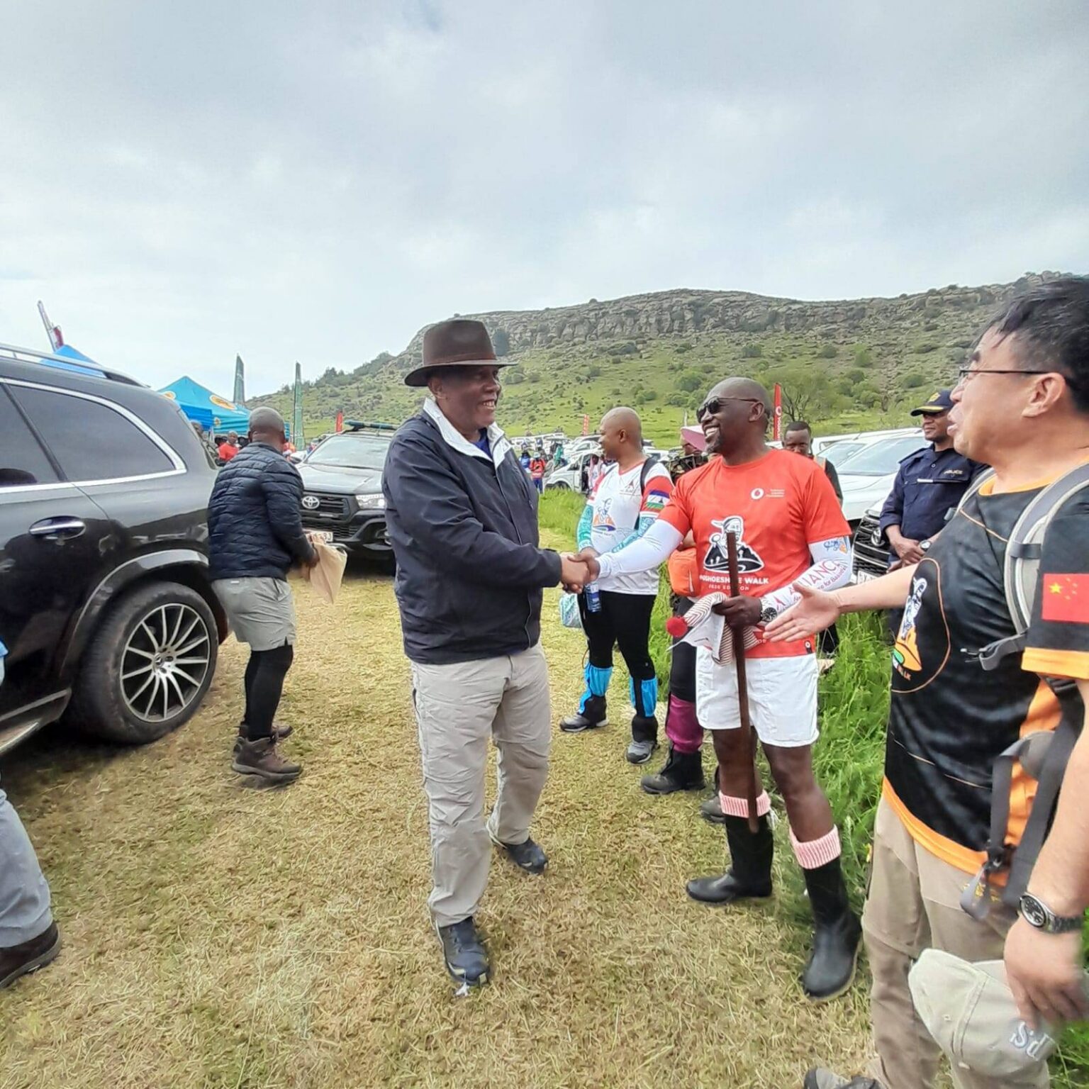 Le roi et la reine du Lesotho au Moshoeshoe Walk – Noblesse & Royautés
